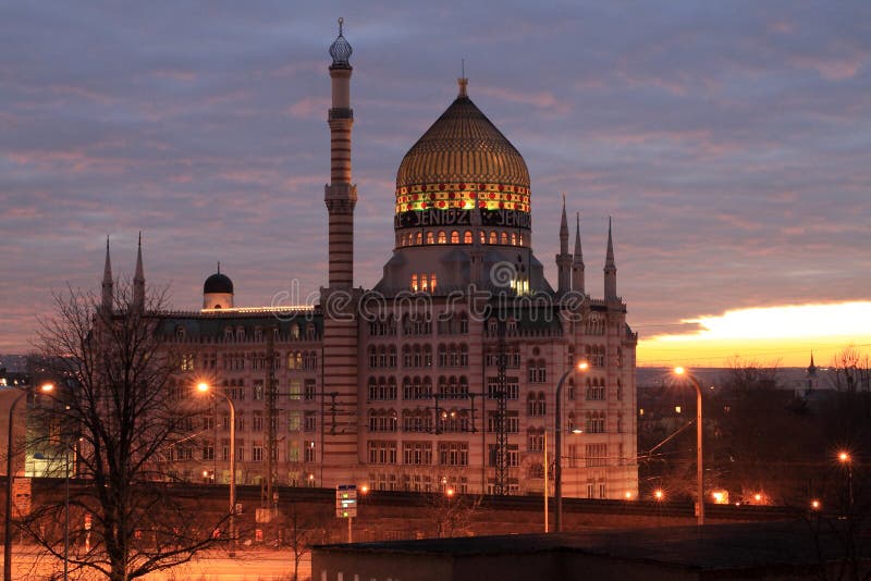 Yenidze in Dresden stockbild. Bild von deutschland, dresden - 33850981