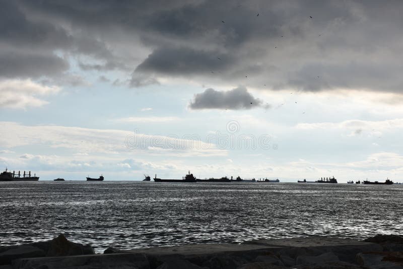 Yenikapi Ä°stanbul, Turkey stock image. Image of horizon - 101536807