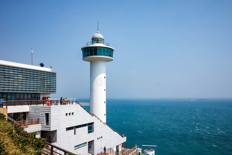 Yeongdo Lighthouse, Busan, Korea 1 Editorial Stock Photo - Image of ...