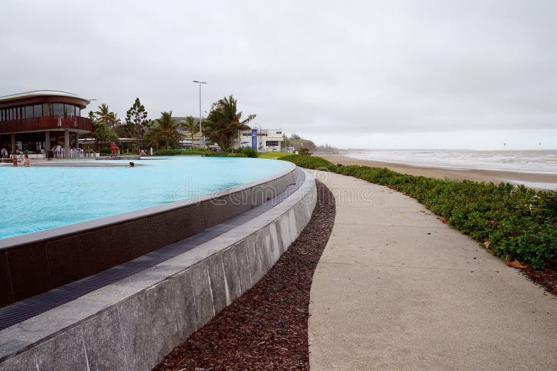 Infinity Pool on the Beachfront Editorial Photo - Image of enjoyment ...