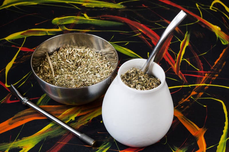 Yerba mate drink stock photo. Image of leaf, argentina - 146866294