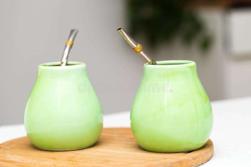 Yerba Mate. South American Tea Stock Photo - Image of herbal, calabash ...
