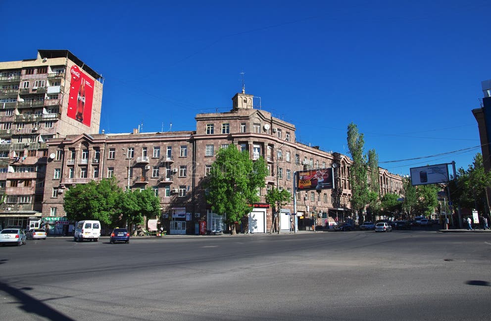 Yerevan, Armenia, 03 MAY 2013: the Building in Yerevan, Armenia ...