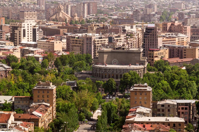 Yerevan stock photo. Image of buildings, cloud, blue - 72659070