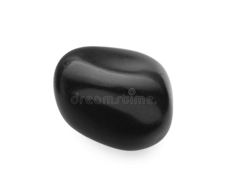 Yerro De Piedra Negra Aislado En Blanco Foto de archivo - Imagen de ...