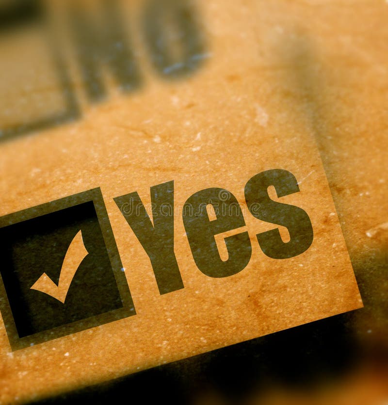 Yes stock image. Image of agree, alright, agreed, frame - 4664109