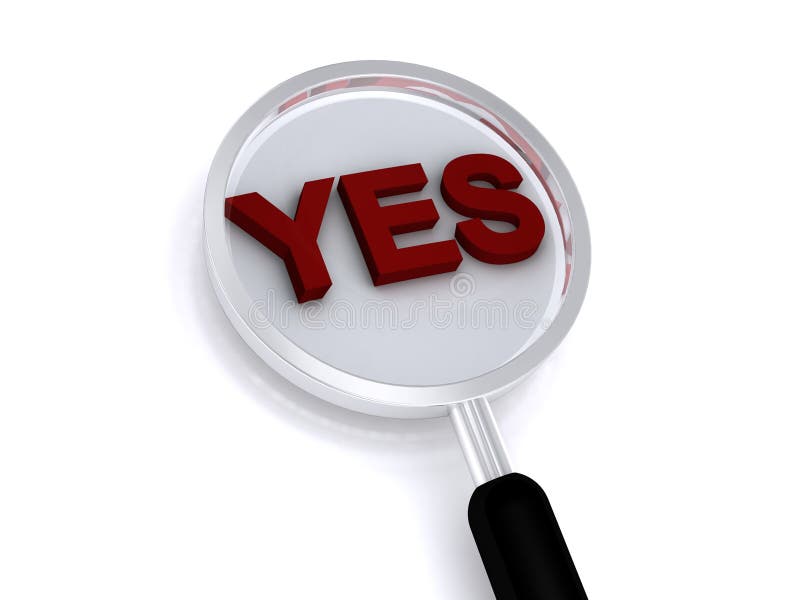 Group of people saying yes stock illustration. Illustration of agree ...