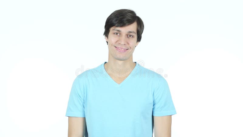 Approval by Young Doctor, Shaking Head on Green Background Stock Video ...