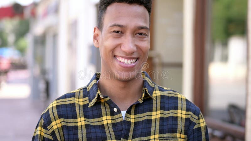 The Yes, Agree Young African Man Accepting Offer Stock Photo - Image of ...