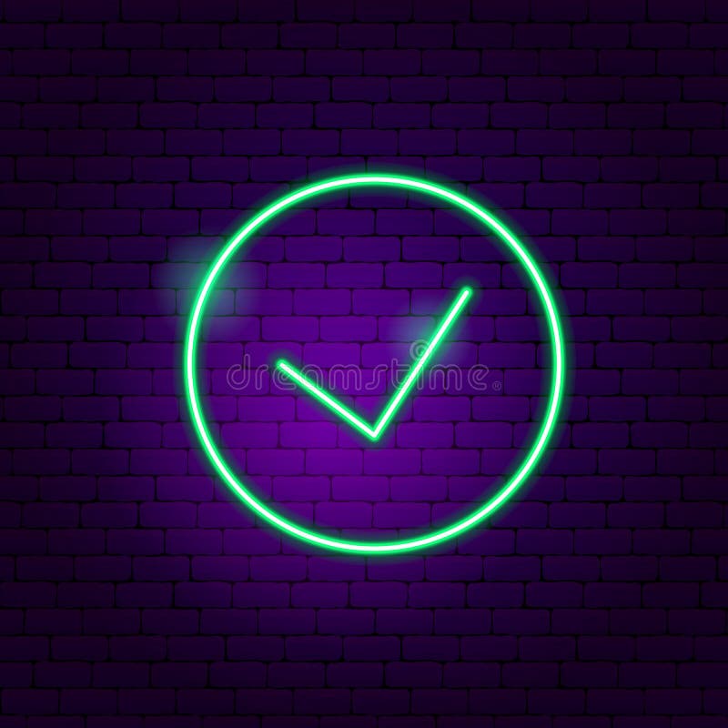 Neon Sign Correct Stock Illustrations – 874 Neon Sign Correct Stock ...