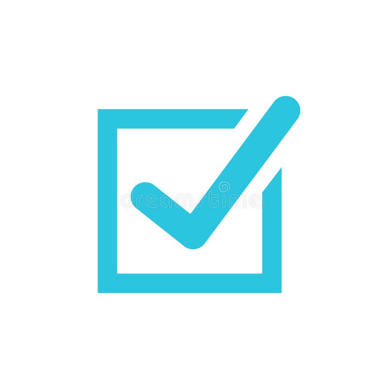 Yes. Check mark box icon stock vector. Illustration of graphic - 310052299