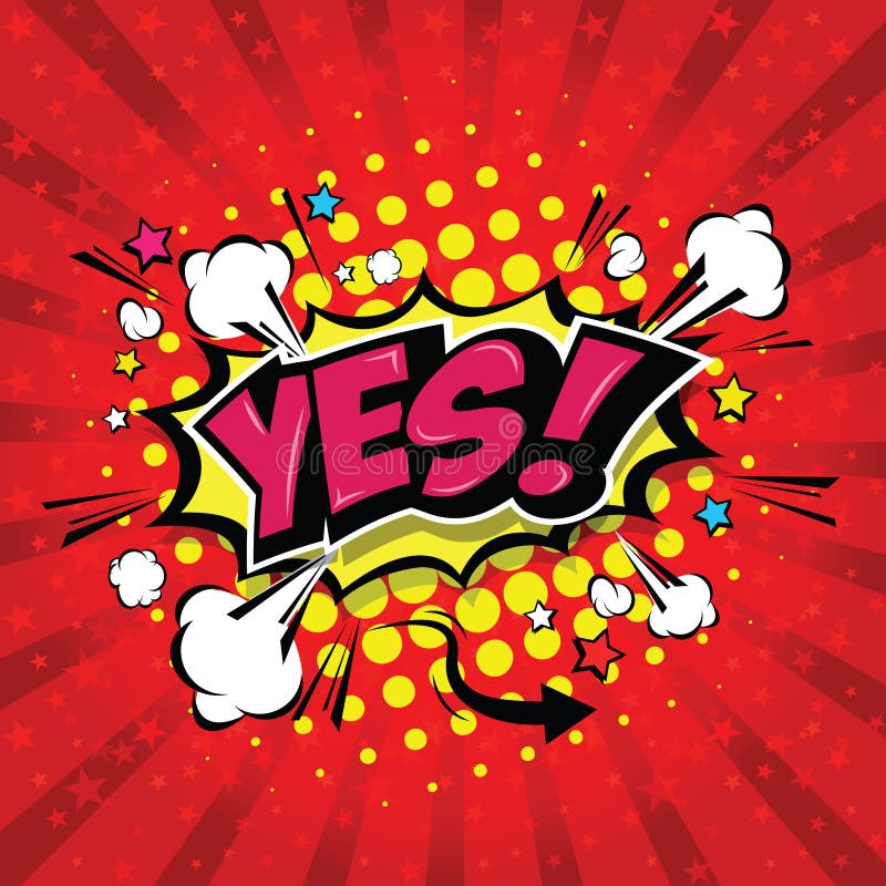 Yes Comic Stock Illustrations – 2,115 Yes Comic Stock Illustrations ...