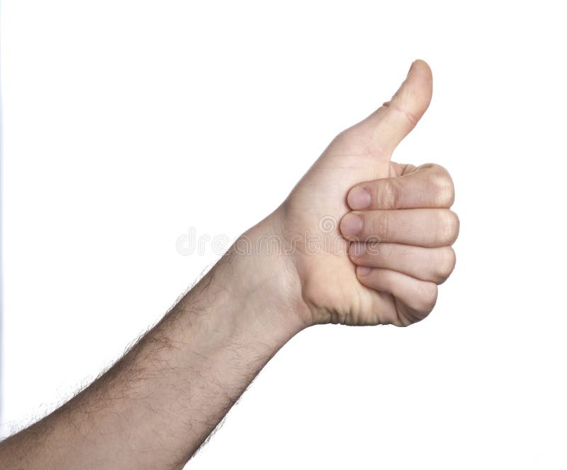 Yes gesture stock photo. Image of female, symbol, gesture - 35901232