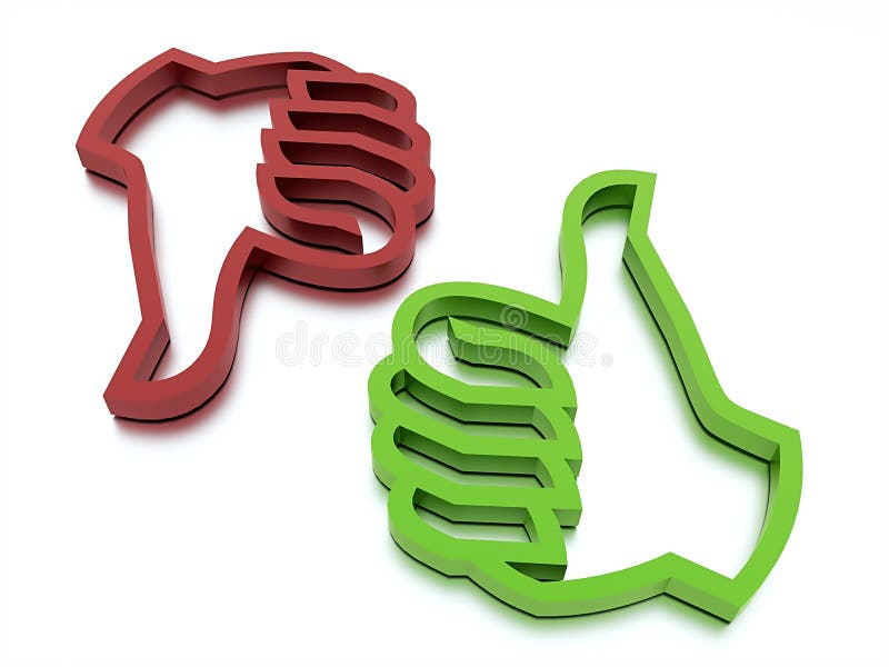 Yes hand and no stock illustration. Illustration of badge - 31164460