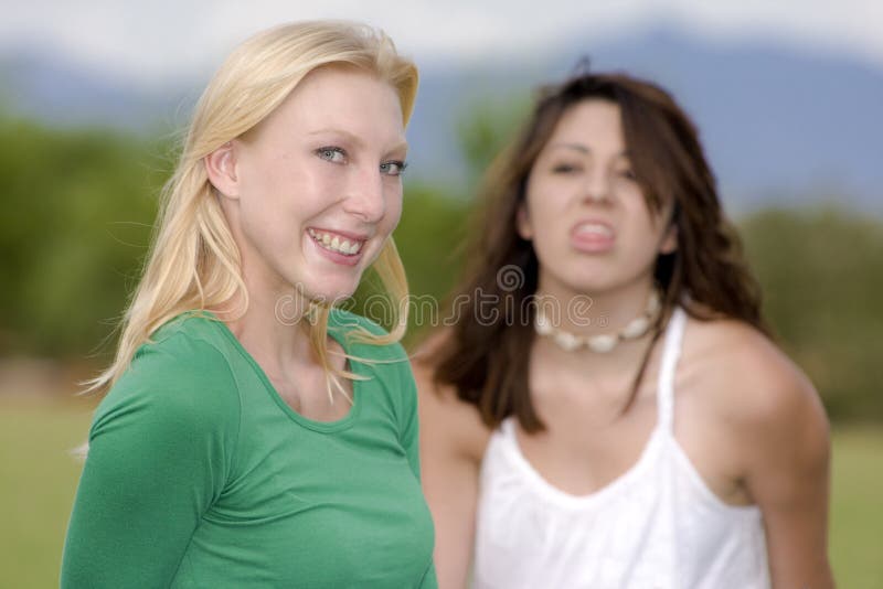 Yes, I am better! stock image. Image of gloating, friends - 10254839
