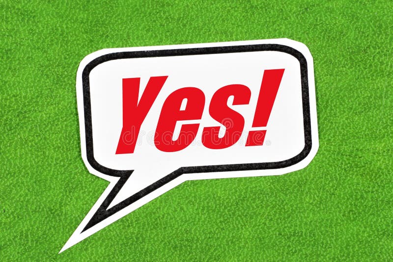 Yes! the Inscription in the Information Plate. Stock Photo - Image of ...