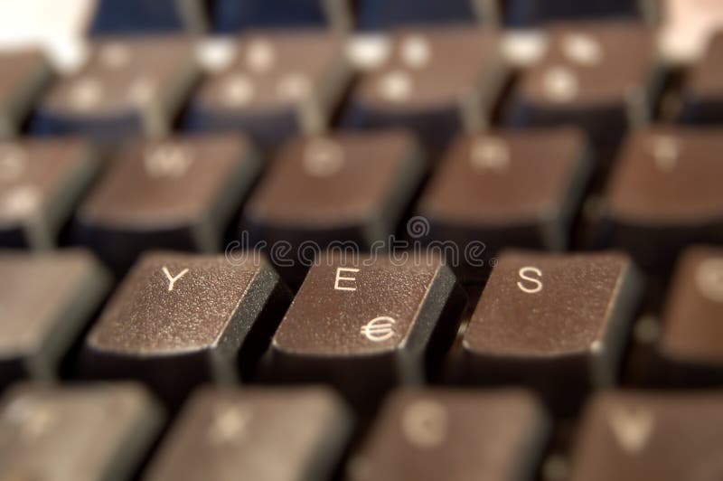 YES Keyboard stock photo. Image of background, keyboard - 7046970