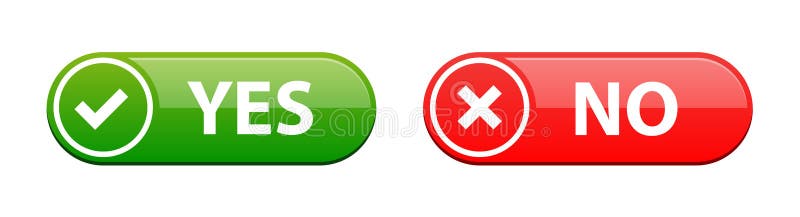 Continue Yes No Buttons Stock Illustrations – 20 Continue Yes No ...