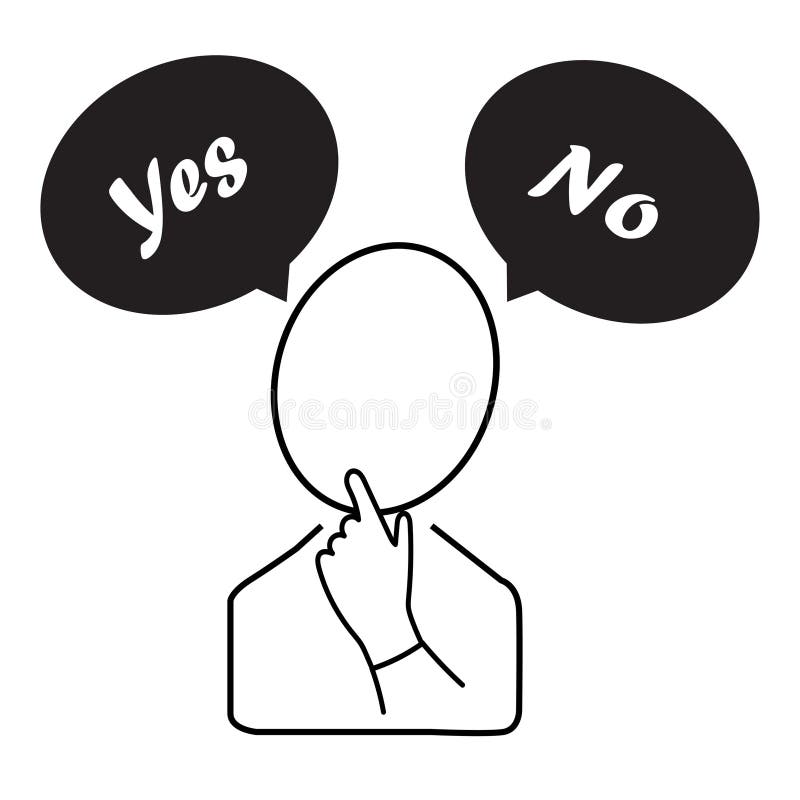 Yes No Word Stock Illustrations – 1,285 Yes No Word Stock Illustrations ...