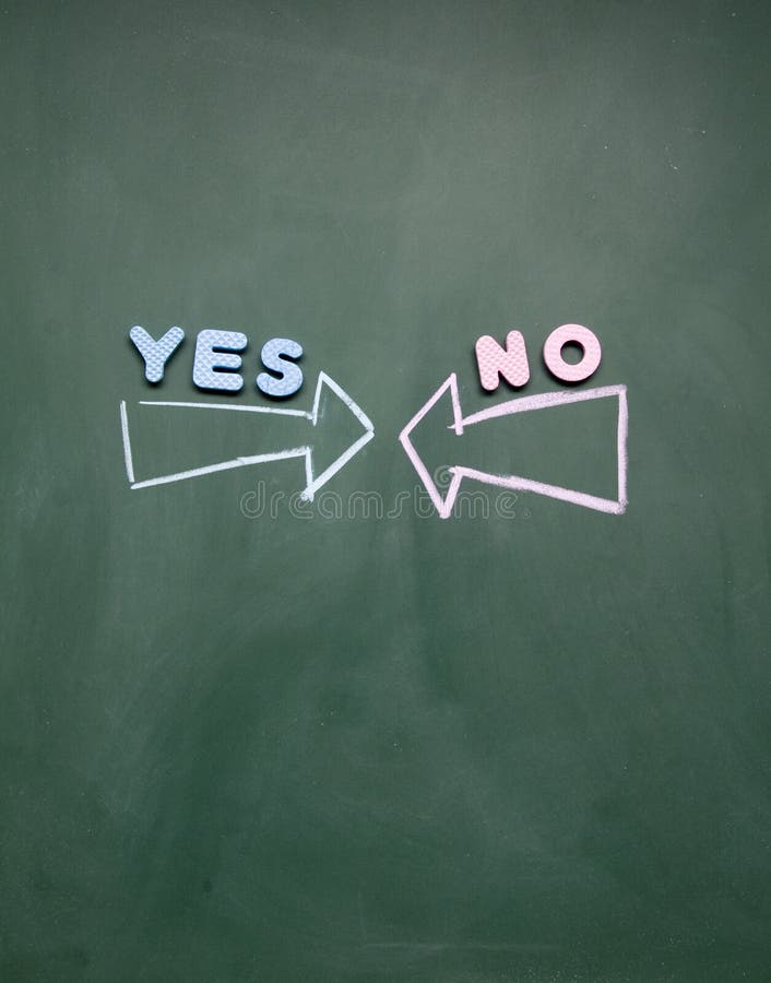 Yes and no arrow stock image. Image of color, chat, icon - 24033575