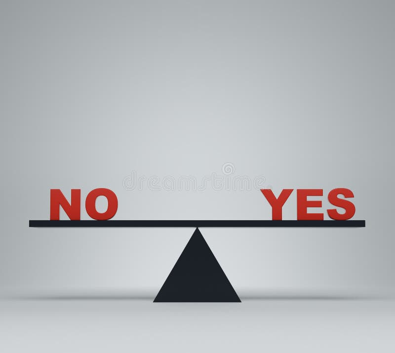 Yes No Balance Stock Illustrations – 233 Yes No Balance Stock ...
