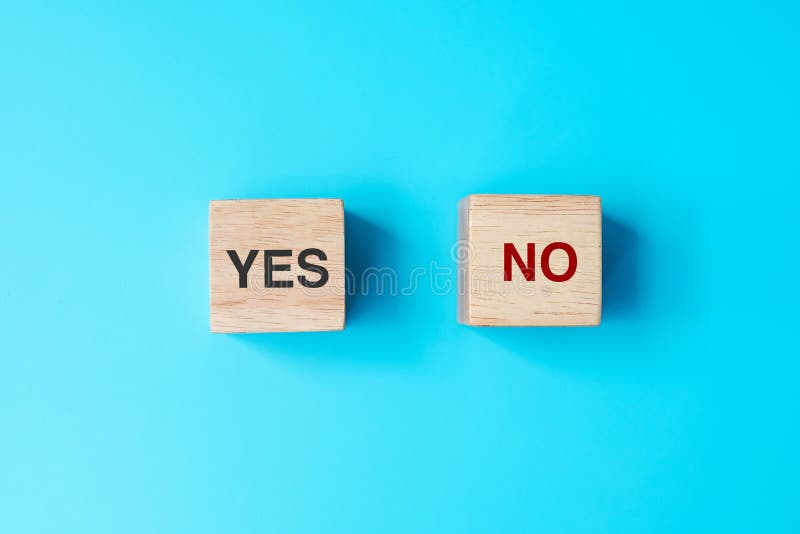 Hand Change Yes No Block Stock Photos - Free & Royalty-Free Stock ...