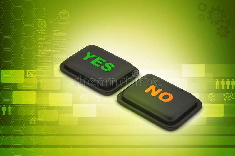 Yes no buttons stock photo. Image of good, rate, confirmation - 56302702