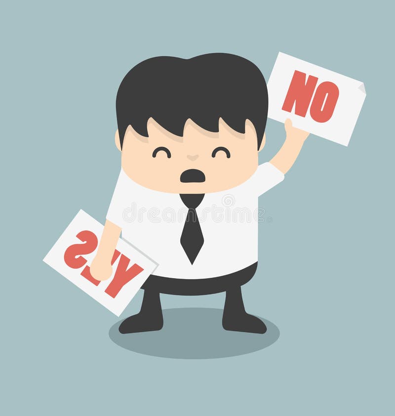 Yes or no stock vector. Illustration of agree, select - 44313691