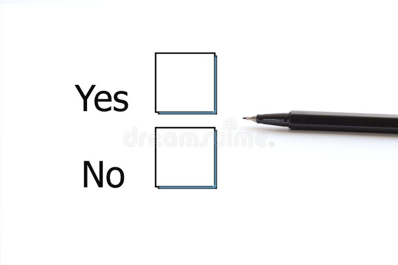 Yes and No Check boxes stock photo. Image of application - 183792804 Yes and No Check boxes stock photo. Image of application - 183792804