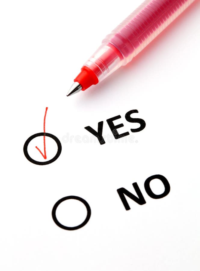 Yes or No checkbox stock photo. Image of paper, questionnaire - 37659244 Yes or No checkbox stock photo. Image of paper, questionnaire - 37659244