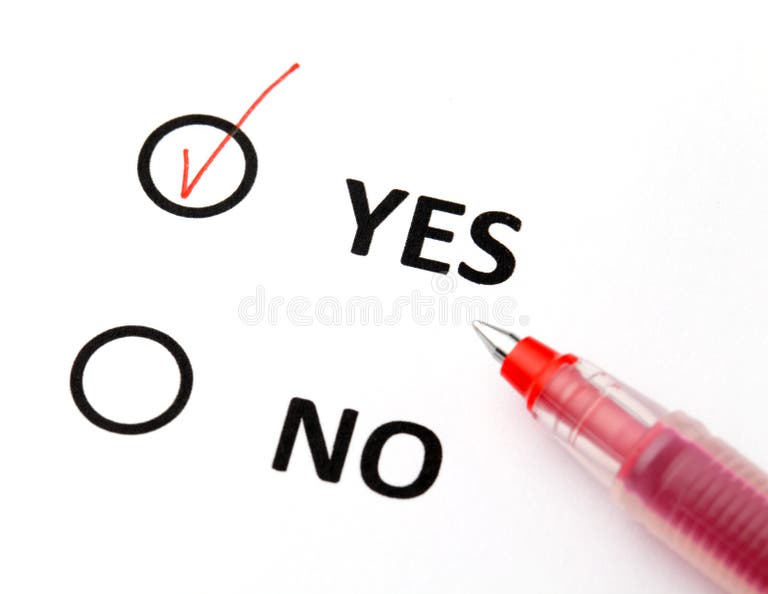 Yes or no checkbox stock photo. Image of white, choose - 38455142