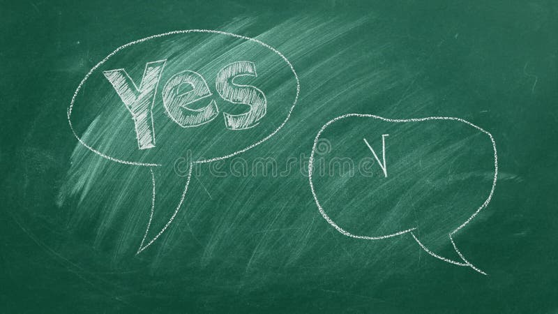 YES and NO. Different Points of View. Stock Footage - Video of speak ...