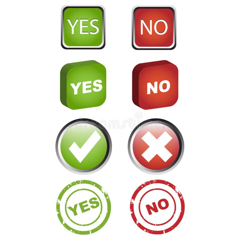 Yes No Stamp Stock Illustrations – 370 Yes No Stamp Stock Illustrations ...