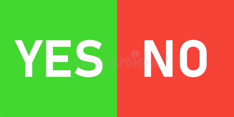 Yes No Sticker Stock Illustrations – 772 Yes No Sticker Stock ...