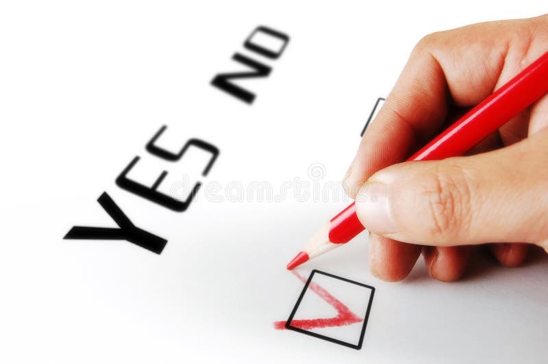 Yes or no selection stock photo. Image of pattern, learn - 13284642