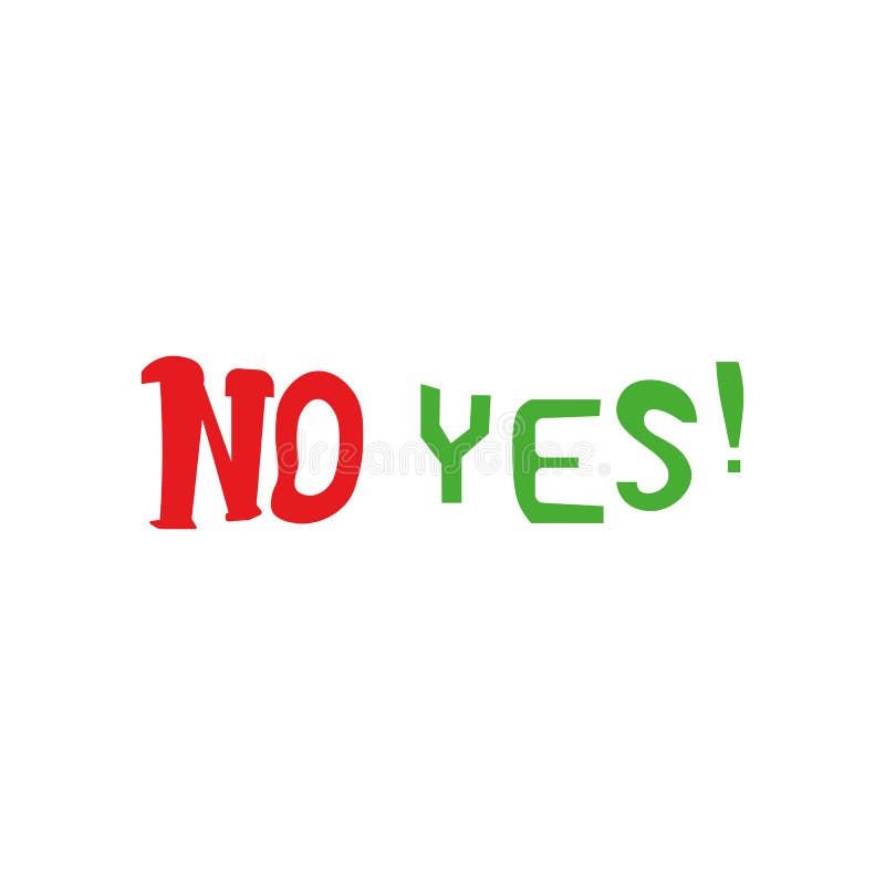 Yes and No Sign Icon, Check Mark and Cross. Vector Illustration Eps 10 ...