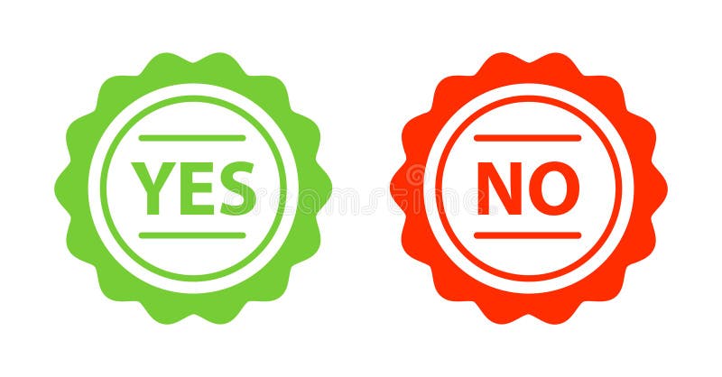 No Yes Signs Stock Illustrations – 1,371 No Yes Signs Stock ...
