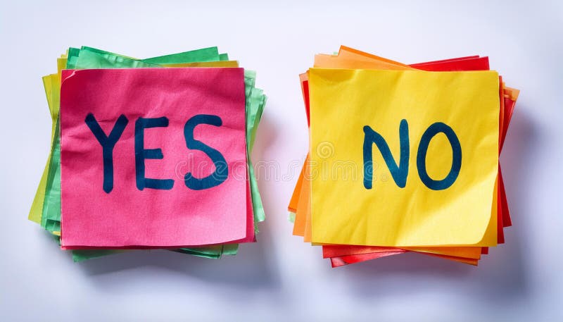 Yes and no stock illustration. Illustration of voting - 329755396 Yes and no stock illustration. Illustration of voting - 329755396