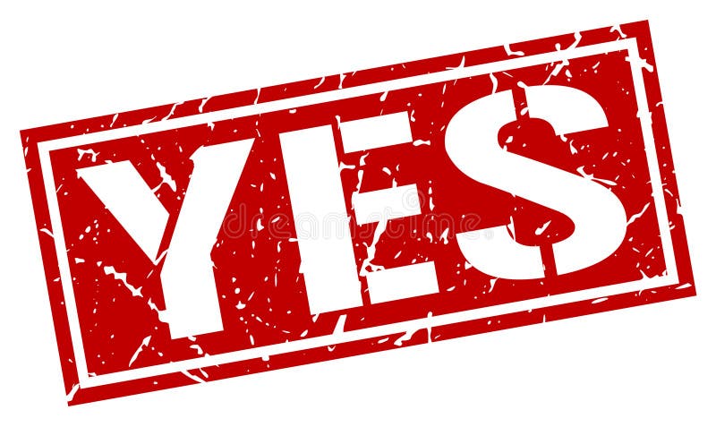 Yes stamp stock vector. Illustration of label, grunge - 120369885