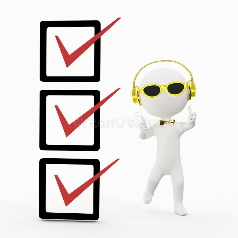 Yes success stock illustration. Illustration of success - 118073494