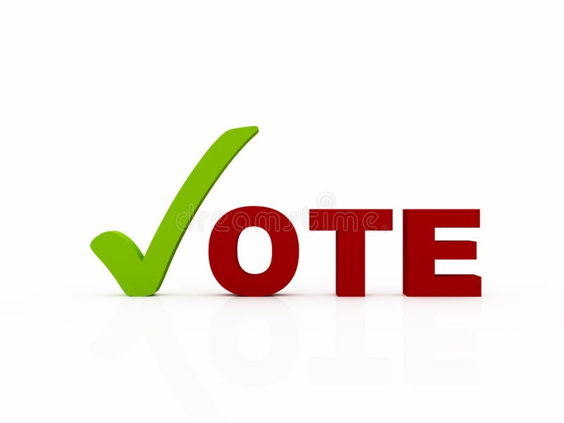 Checkbox Red Vote stock illustration. Illustration of voting - 6712613
