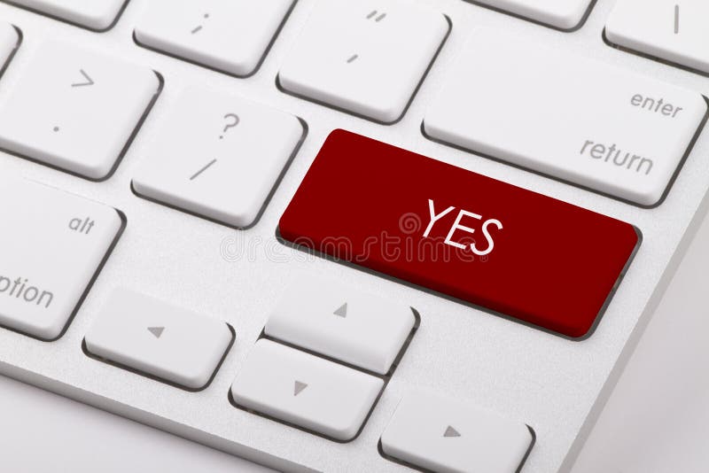 Yes stock photo. Image of manage, computer, problems - 81932200