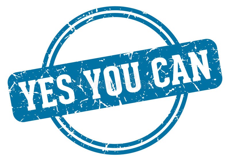 Yes you can stamp stock vector. Illustration of label - 365330417