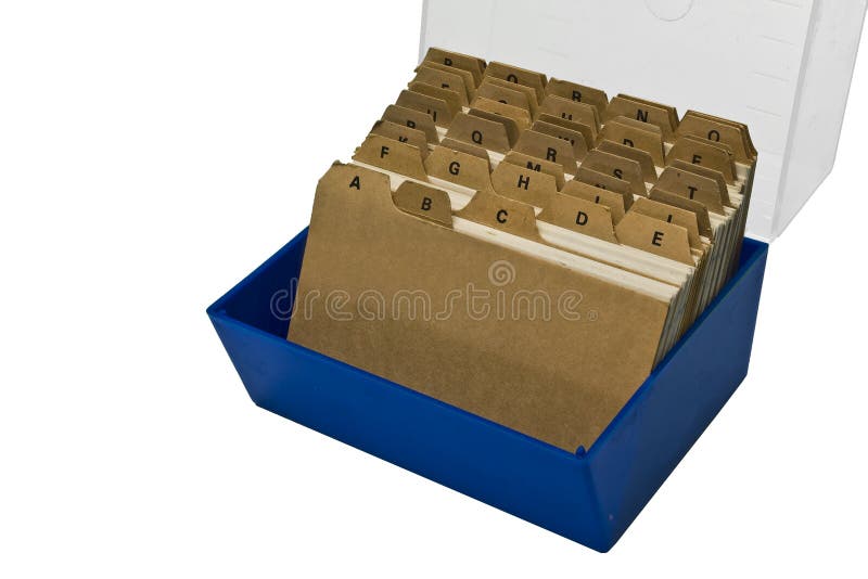 106 Index Card File System Stock Photos - Free & Royalty-Free Stock ...