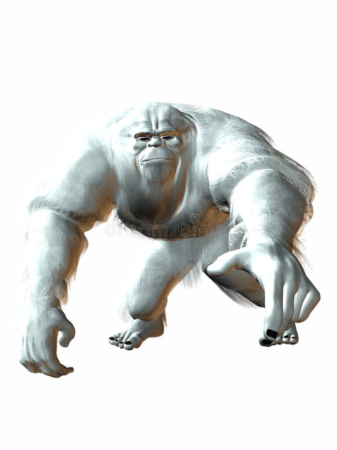 Yeti stock illustration. Illustration of human, shadow - 2181260
