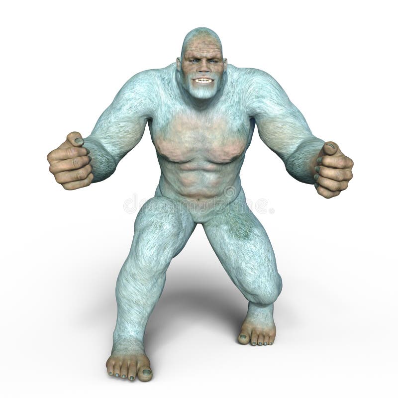 Yeti stock illustration. Illustration of human, shadow - 2181260