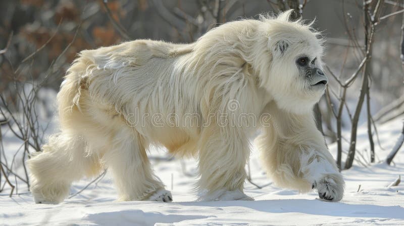 A Yeti Embarks on a Journey of Discovery through the Majestic, Snow ...