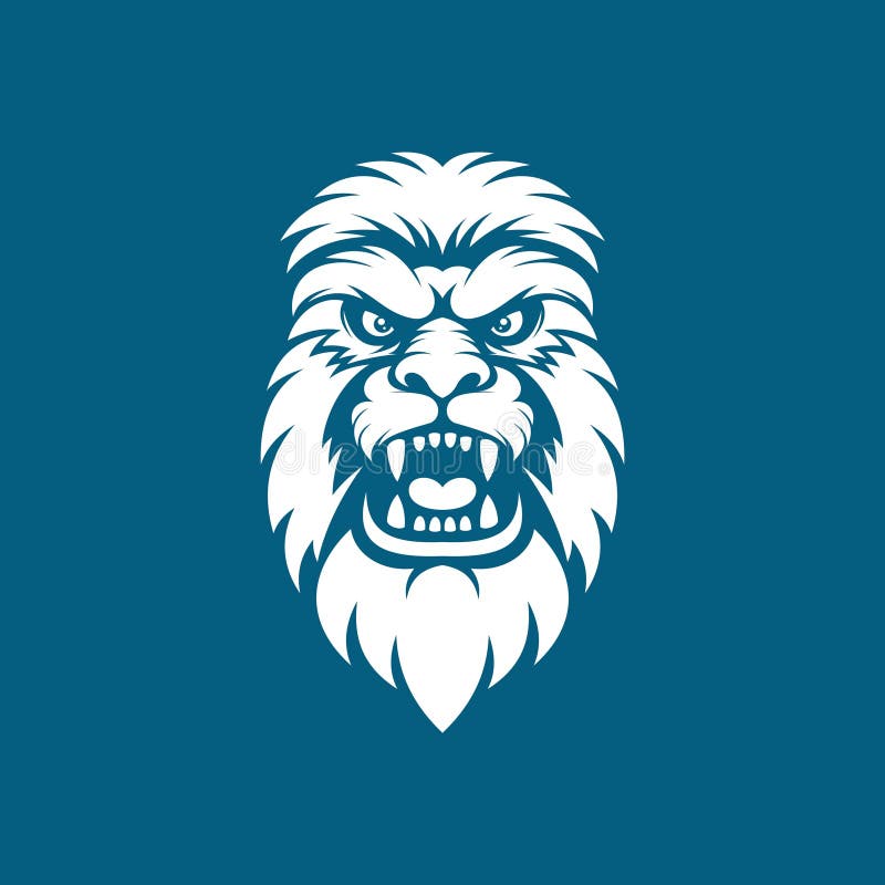 Yeti Face, Mascot Logo Vector Stock Illustration - Illustration of epic ...