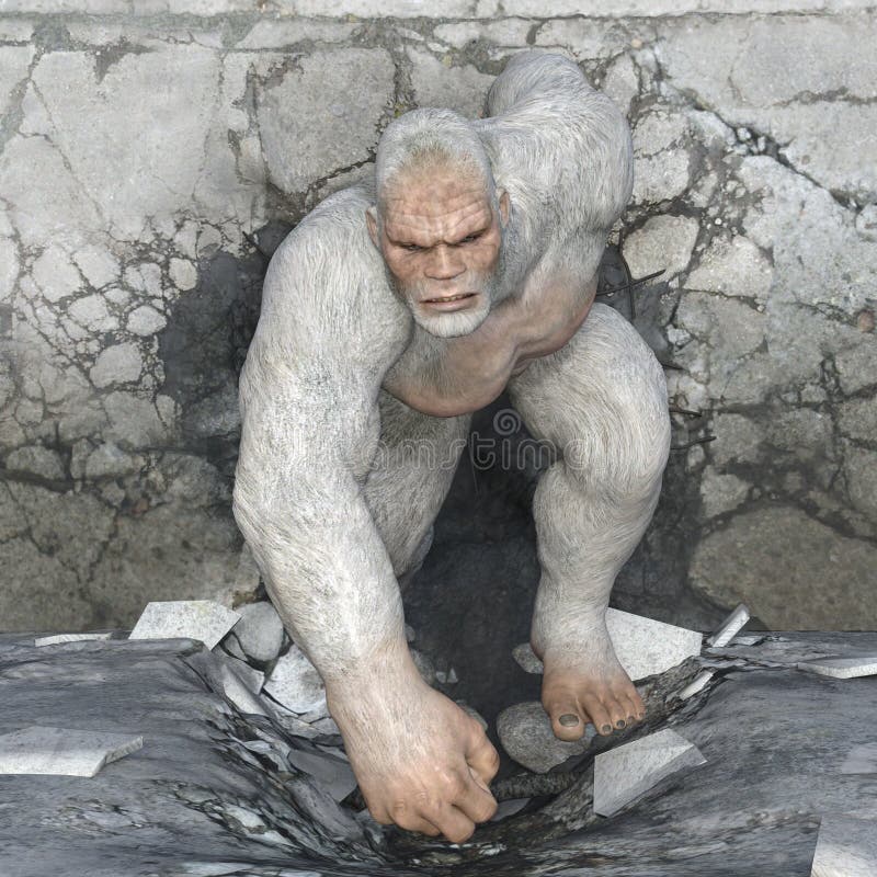 Yeti stock illustration. Illustration of body, lesson - 55546658