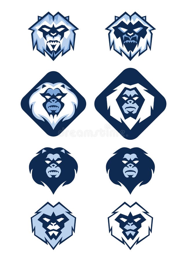 Yeti-Logo vektor abbildung. Illustration von wild, nave - 63723640
